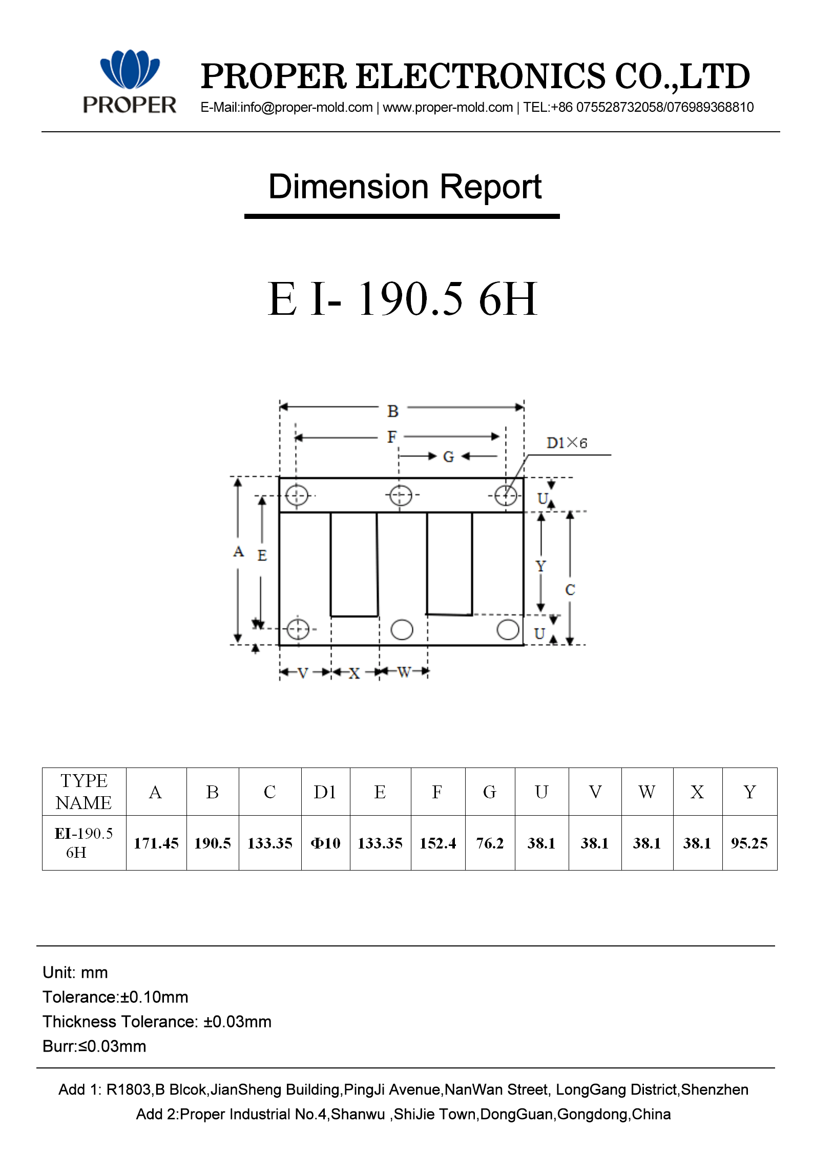EI 190.5 6 Three Phase Transformer - Transformer Bobbin,Clamp,Coil ...